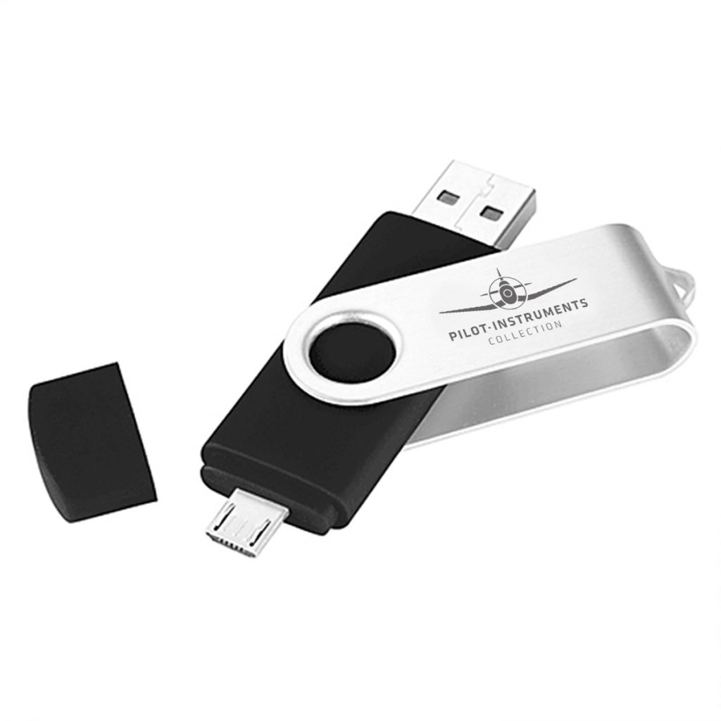 Flash Drive 4GB – Pilot Instruments Collection